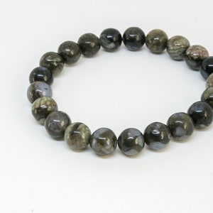 Llanite, Liberite, Rhyolite Mens Bracelet, Mens Jewelry, Beaded ...