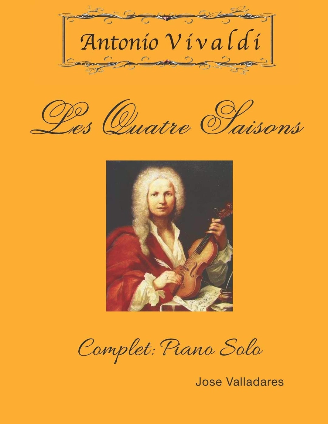 Book: Antonio Vivaldi - Les Quatre Saisons - Complet Piano Solo (french ...