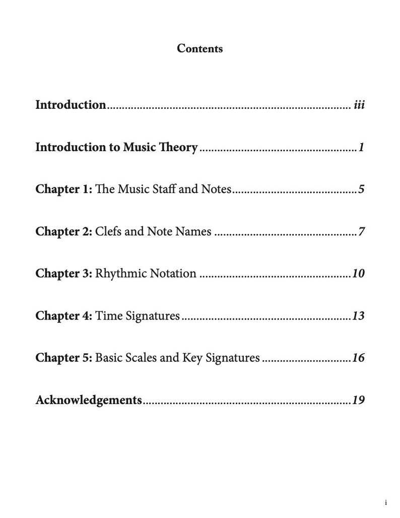 Piano Music Sheets - the Fundamentals of Music Theory - Booklet 1 ...