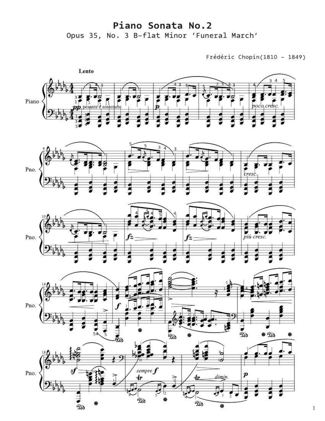 10719323869834532259allepiano Music Sheets Piano Sonata No 2 In B Flat Minor Piano Etsyhtml