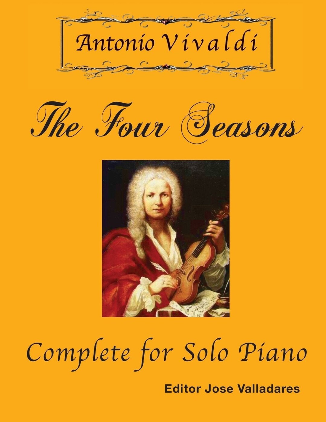 Book: Antonio Vivaldi - the Four Seasons, Complete - for Solo Piano - Etsy