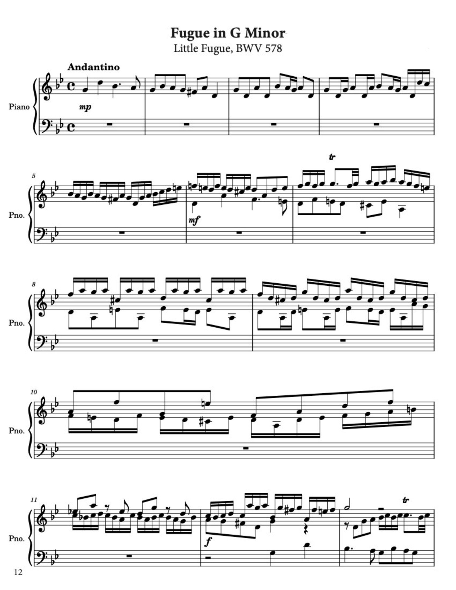 Piano Music Sheets - Bach Piano Masterpieces - Timeless Harmonies - 5 ...