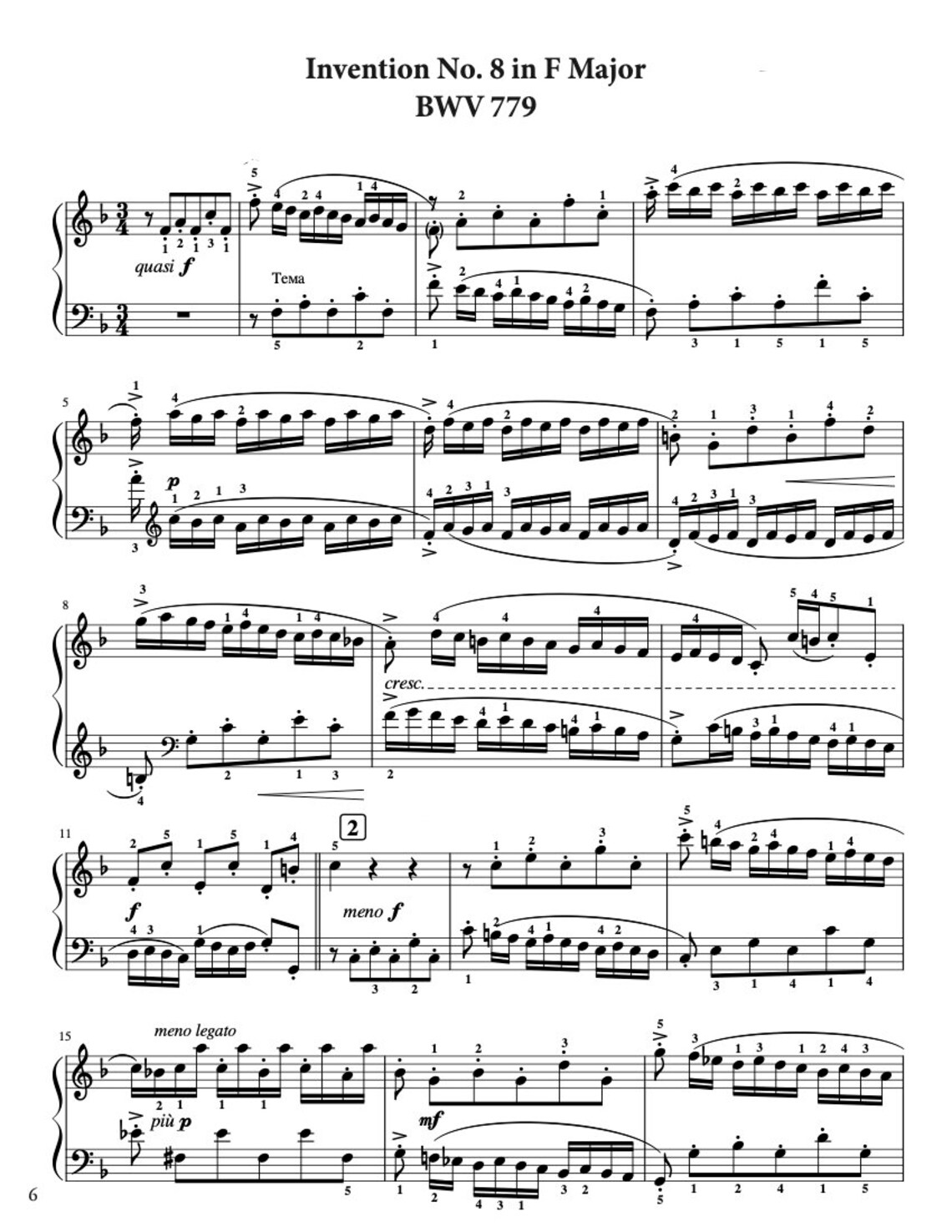 Piano Music Sheets - Bach Piano Masterpieces - Timeless Harmonies - 5 ...
