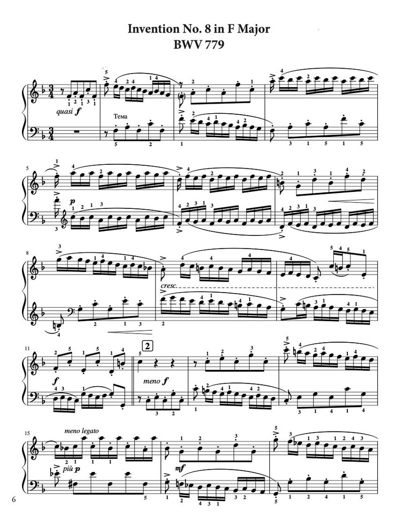 Piano Music Sheets - Bach Piano Masterpieces - Timeless Harmonies - 5 ...
