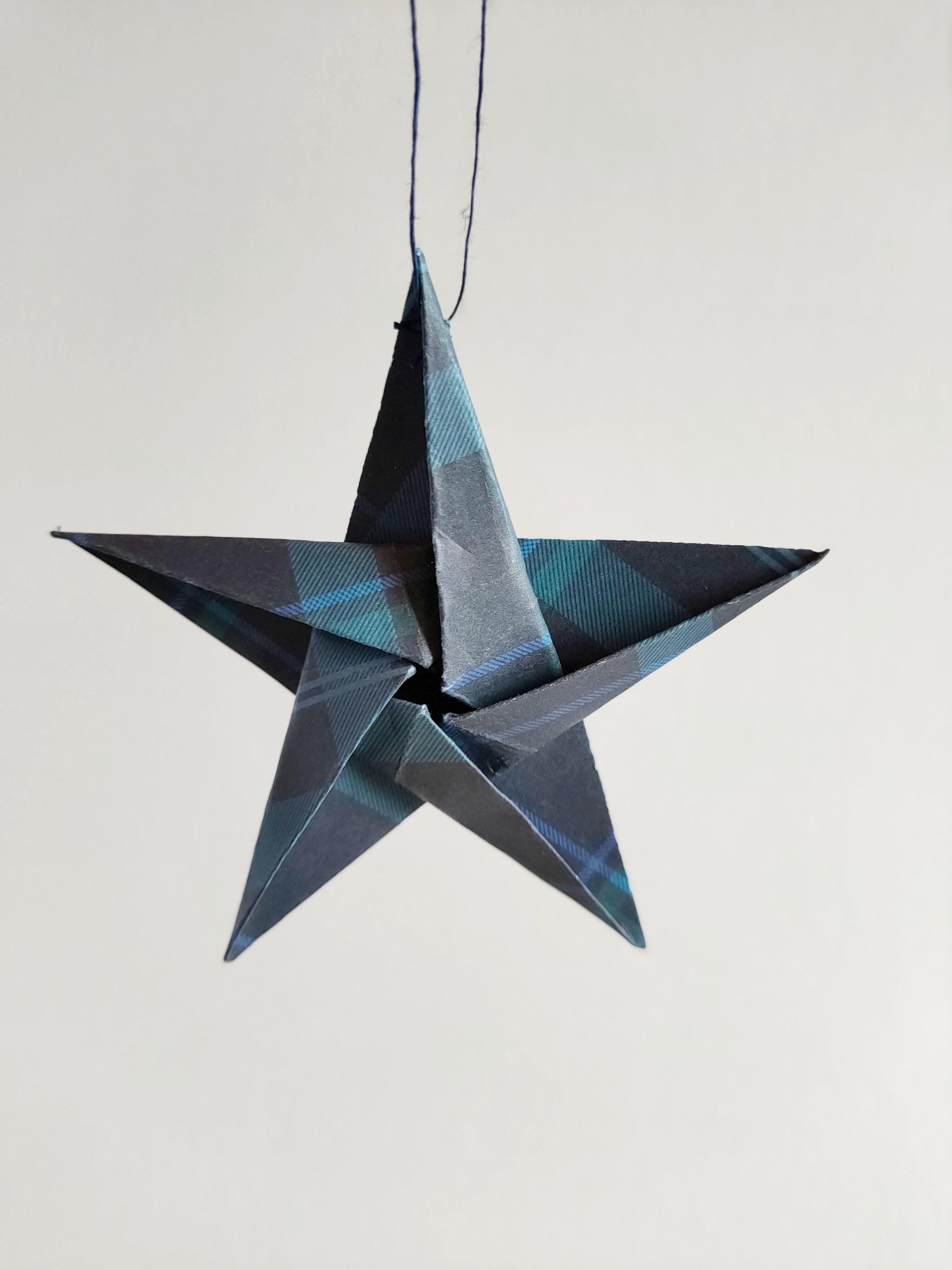 Origami Star Bauble | Christmas Star Paper Decoration | Eco Friendly ...