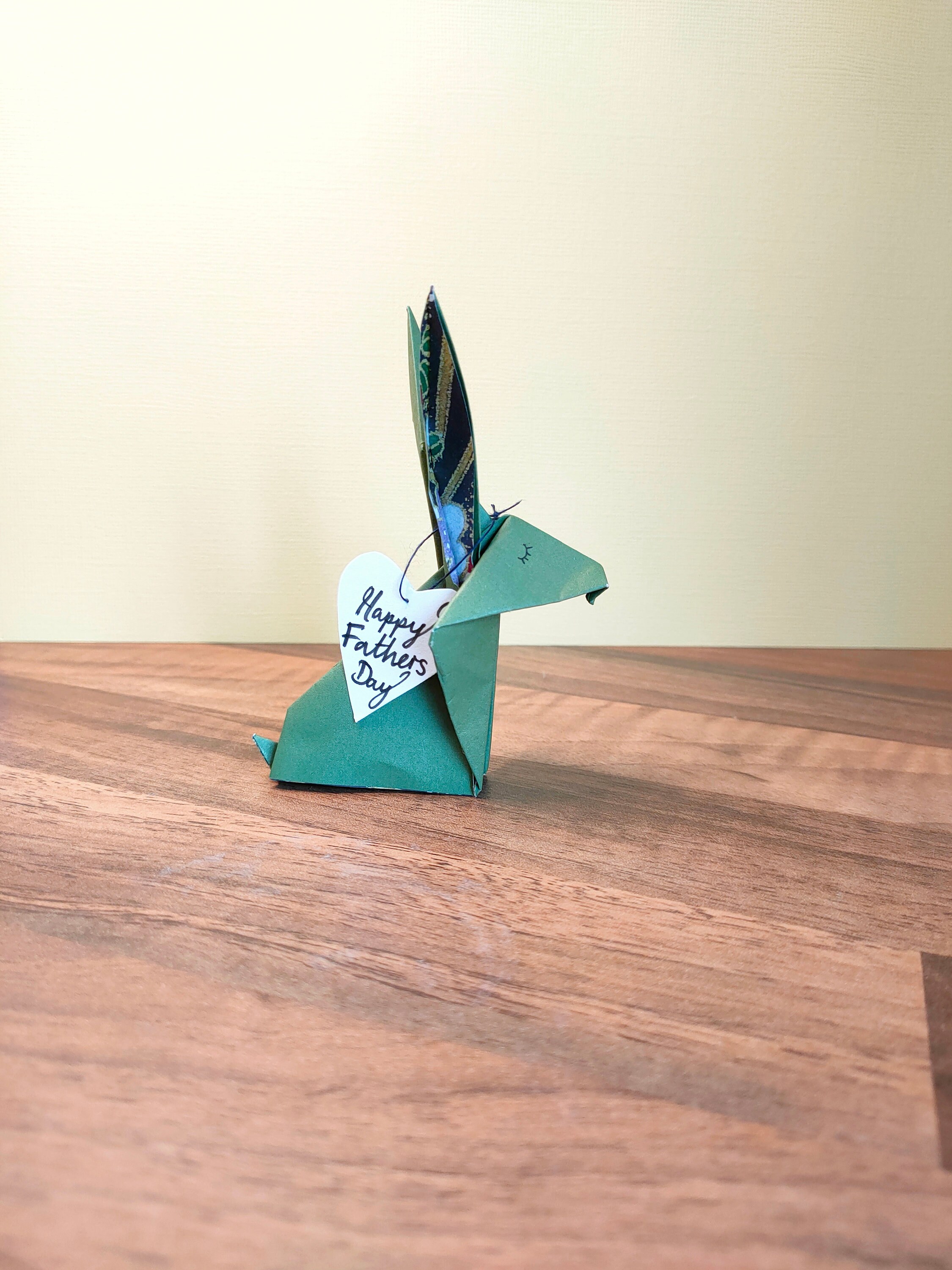 Origami Bunny Card | Japanese Birthday Rabbit Card - Etsy