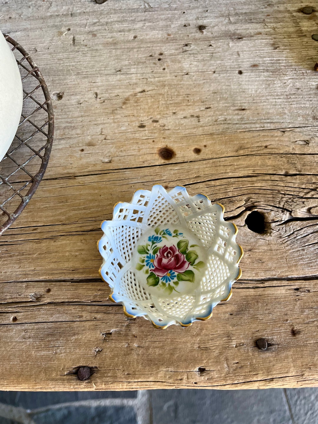 Janteziv Lux / Reticulated Bowl / Lattice Bowl / Lace Bowl / Hand ...