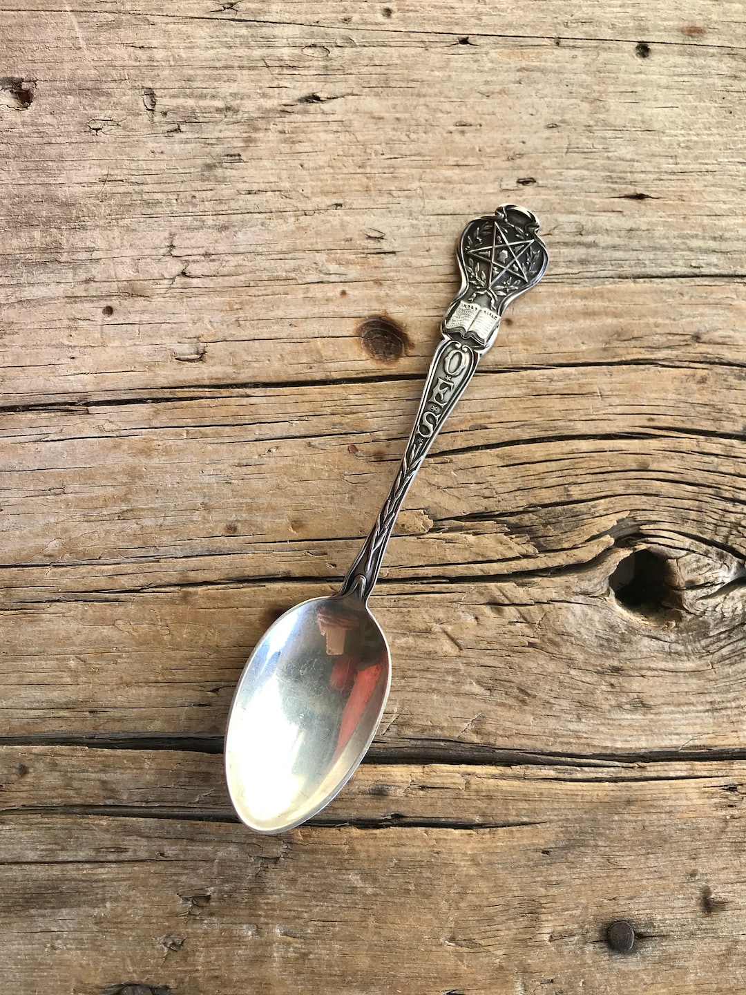 Sterling Silver / Order of the Eastern Star / OES Spoon / Holy Bible ...