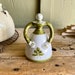 Ceramic Bell / Spanish Señorita / Green and White / Hand Painted / Art ...