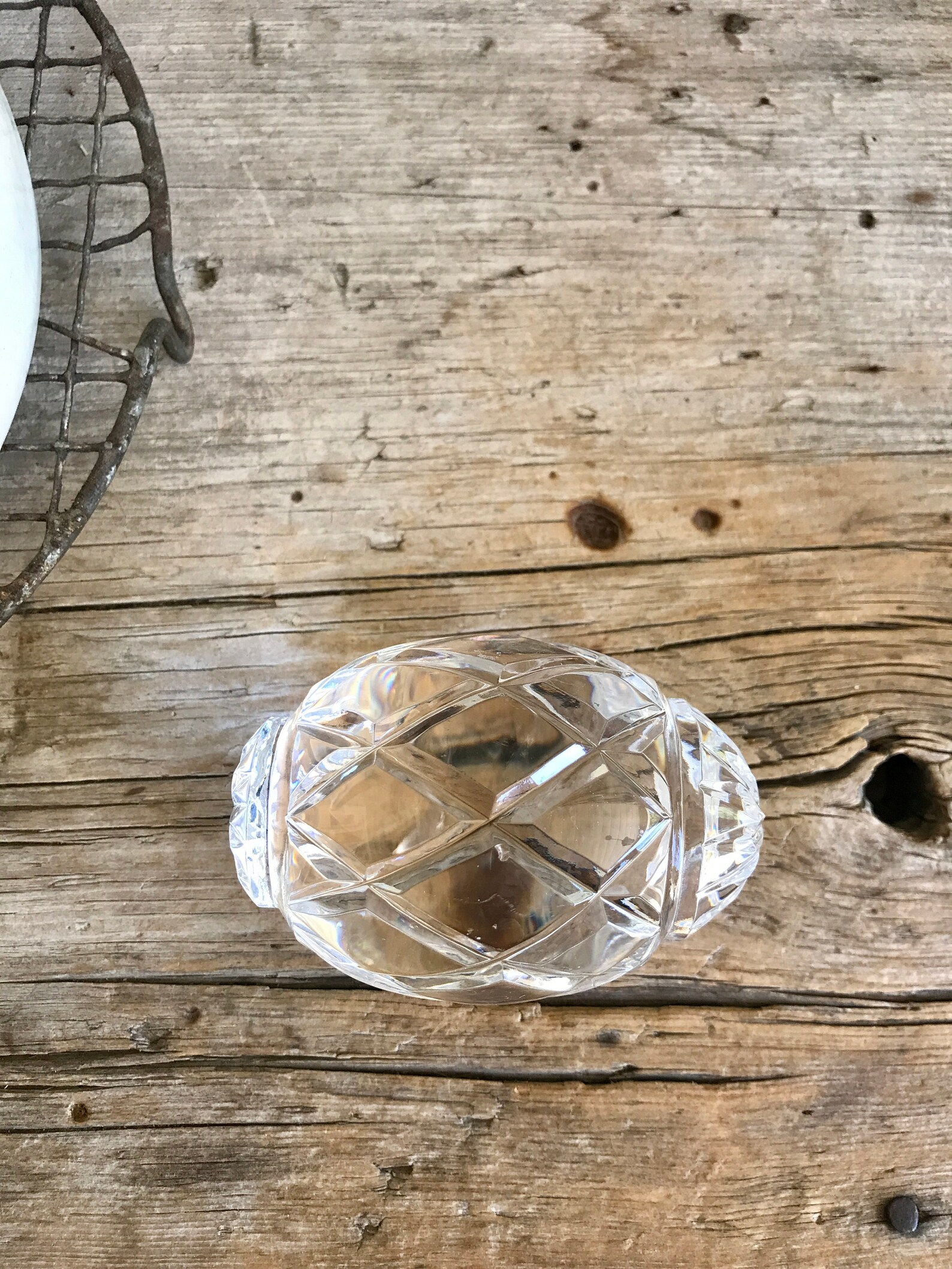 Tyrone Crystal / Lead Crystal / Egg Shape / Paperweight / Made in ...