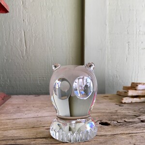 Spode Crystal / Crystal Owl / Owl Figurine / Handblown / Handcut / Full ...