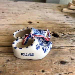 Delft Clogs / Mini Clogs / Porcelain / Blue and White / - Etsy