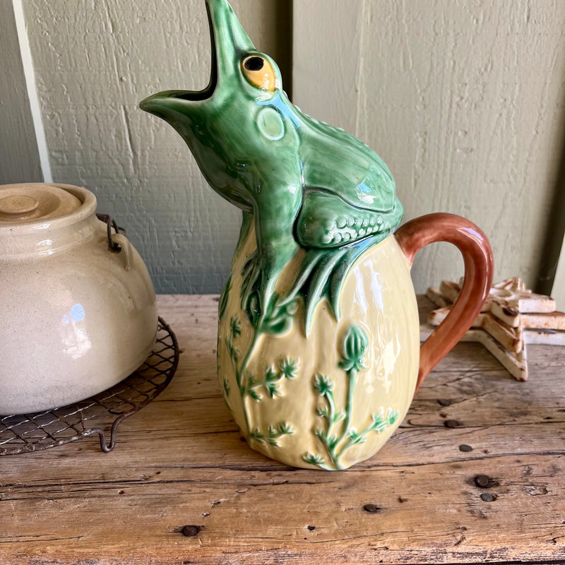 Frog Pitcher - Etsy