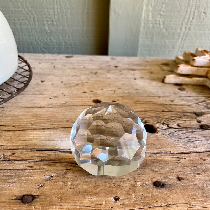 Crystal Paperweight - Etsy