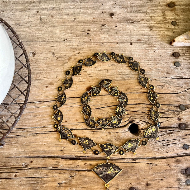 Damascene Jewelry Japan - Etsy