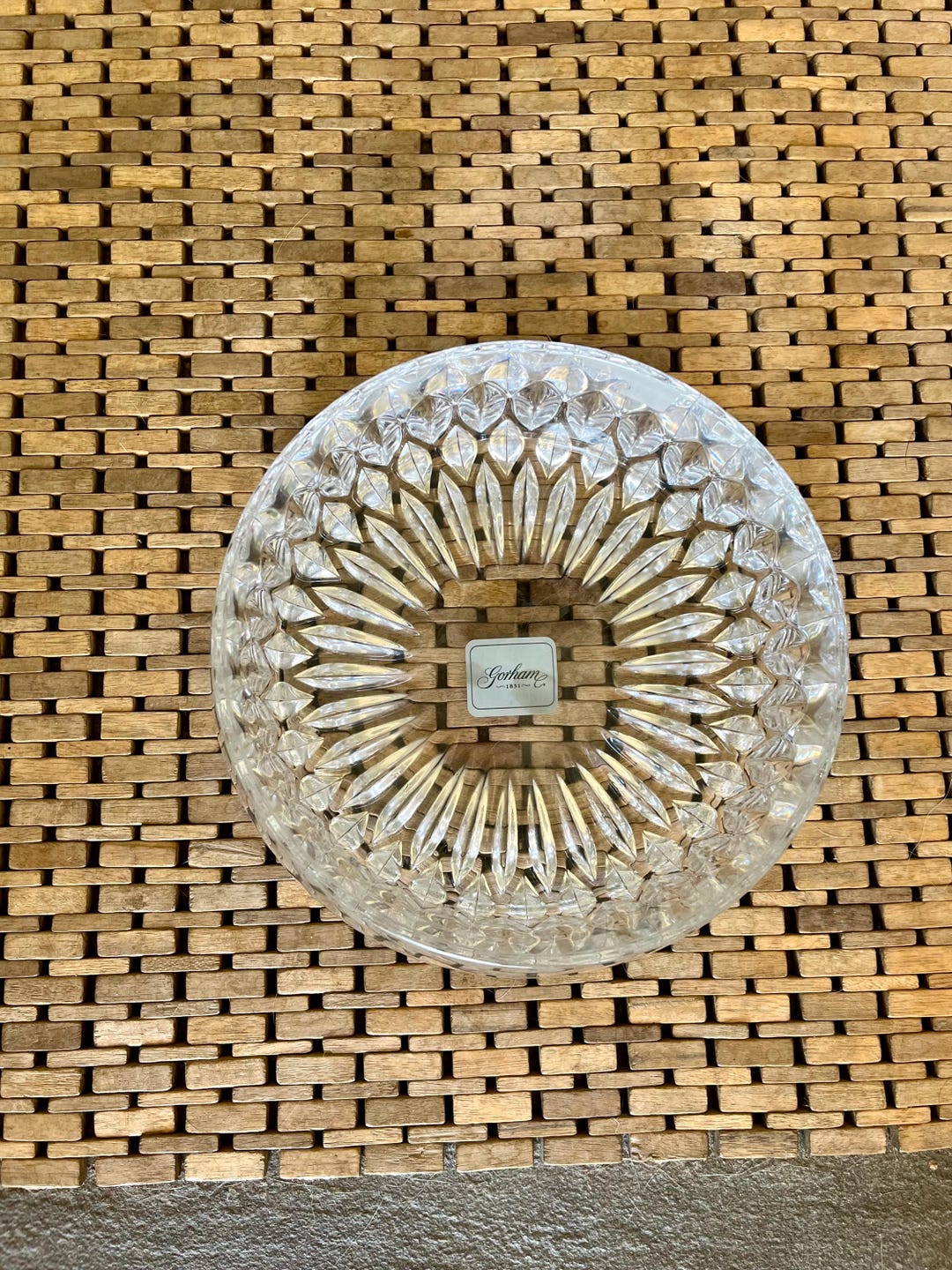 Gorham Crystal / Crystal Bowl / Althea Pattern / 8 Inch / Lead Crystal ...