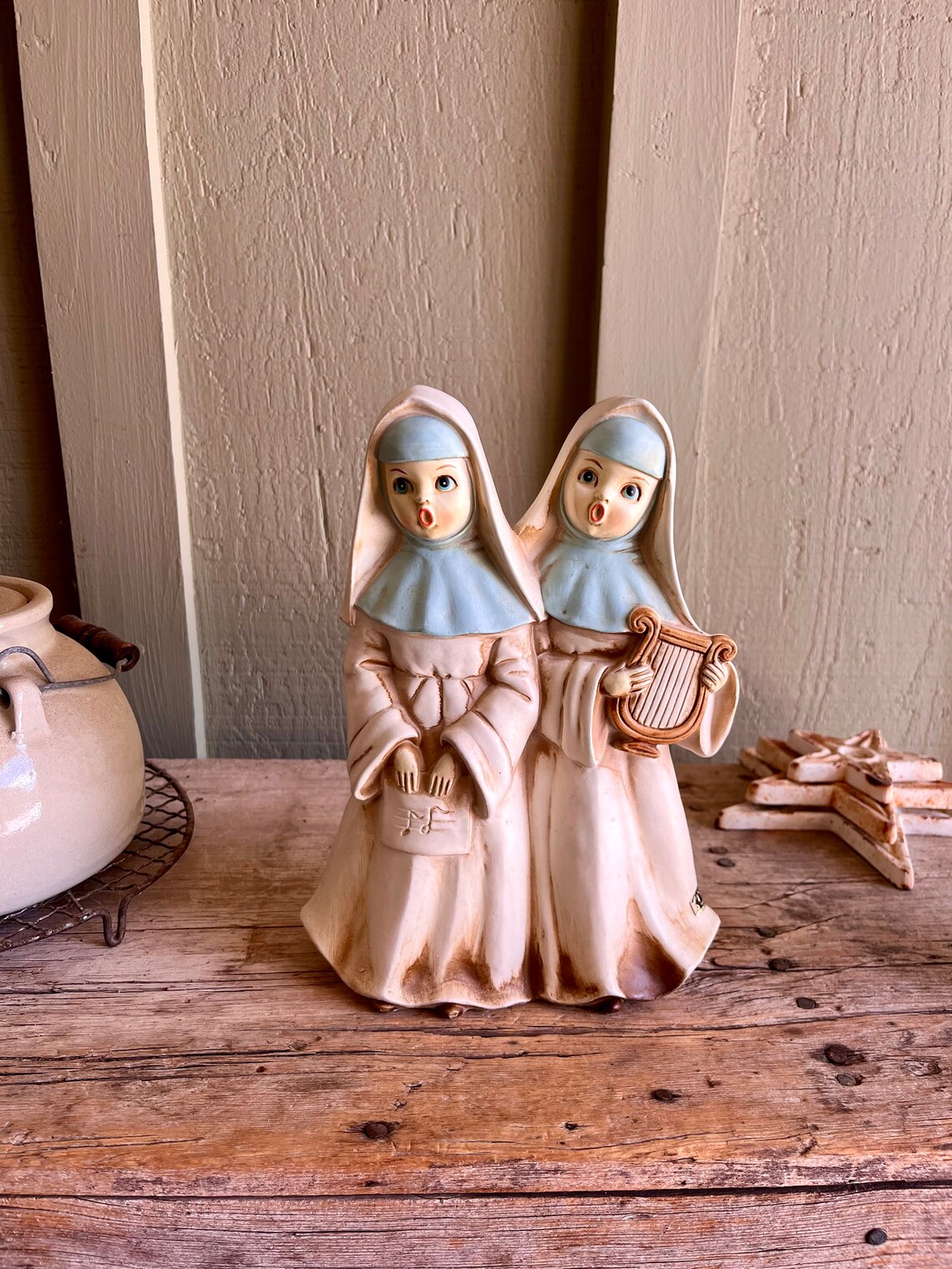Josef Originals / Porcelain Figurine / Singing Nuns / 2 Nuns / as Is - Etsy