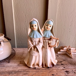 Josef Originals / Porcelain Figurine / Singing Nuns / 2 Nuns / as Is - Etsy