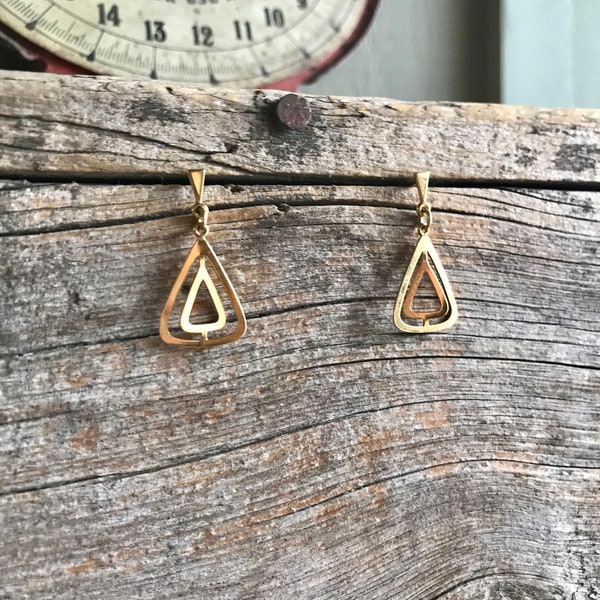Rose Gold Triangle - Etsy