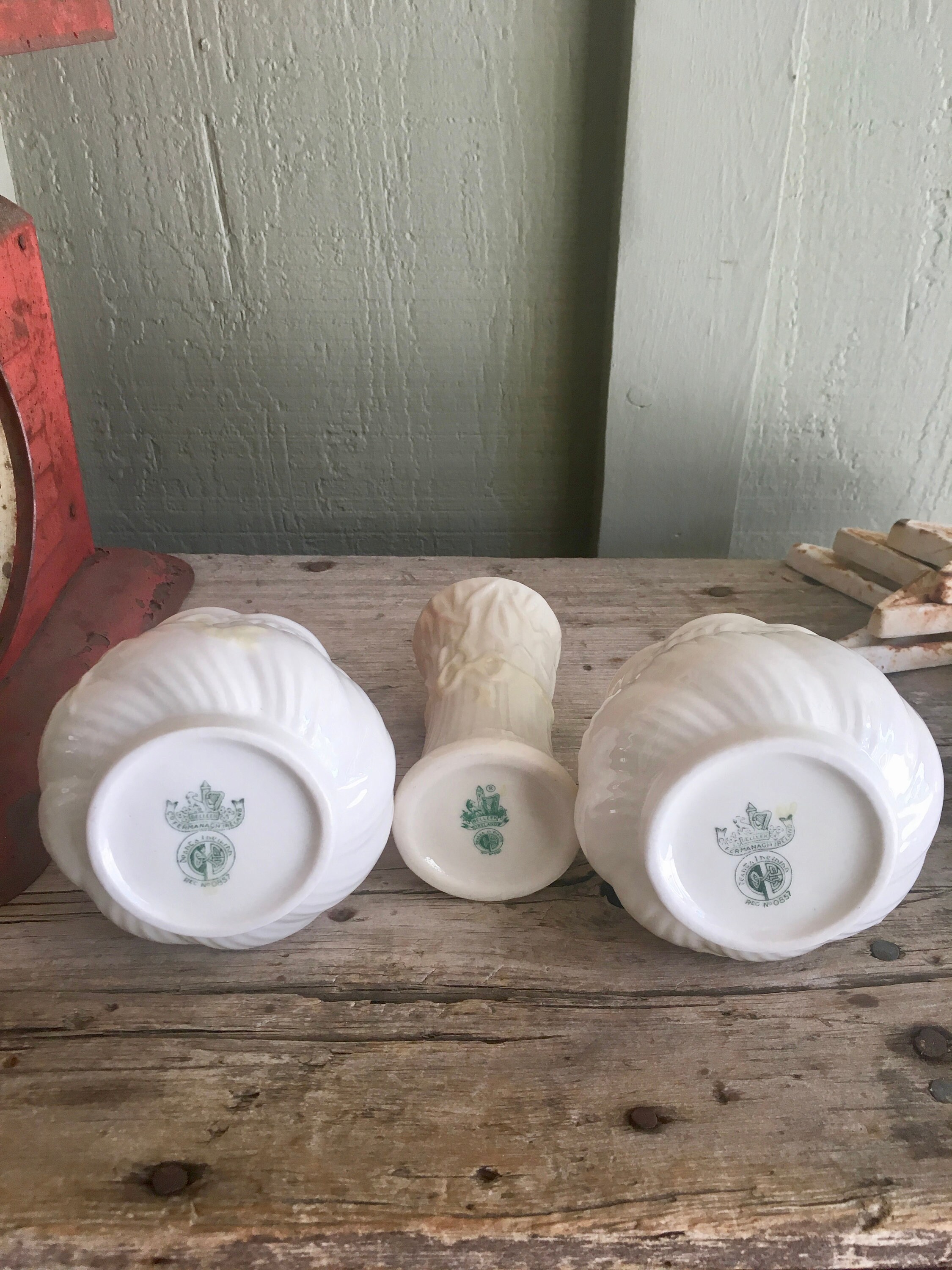 Belleek Pottery / Irish China / Ribbon Bow Pattern / Yellow / - Etsy