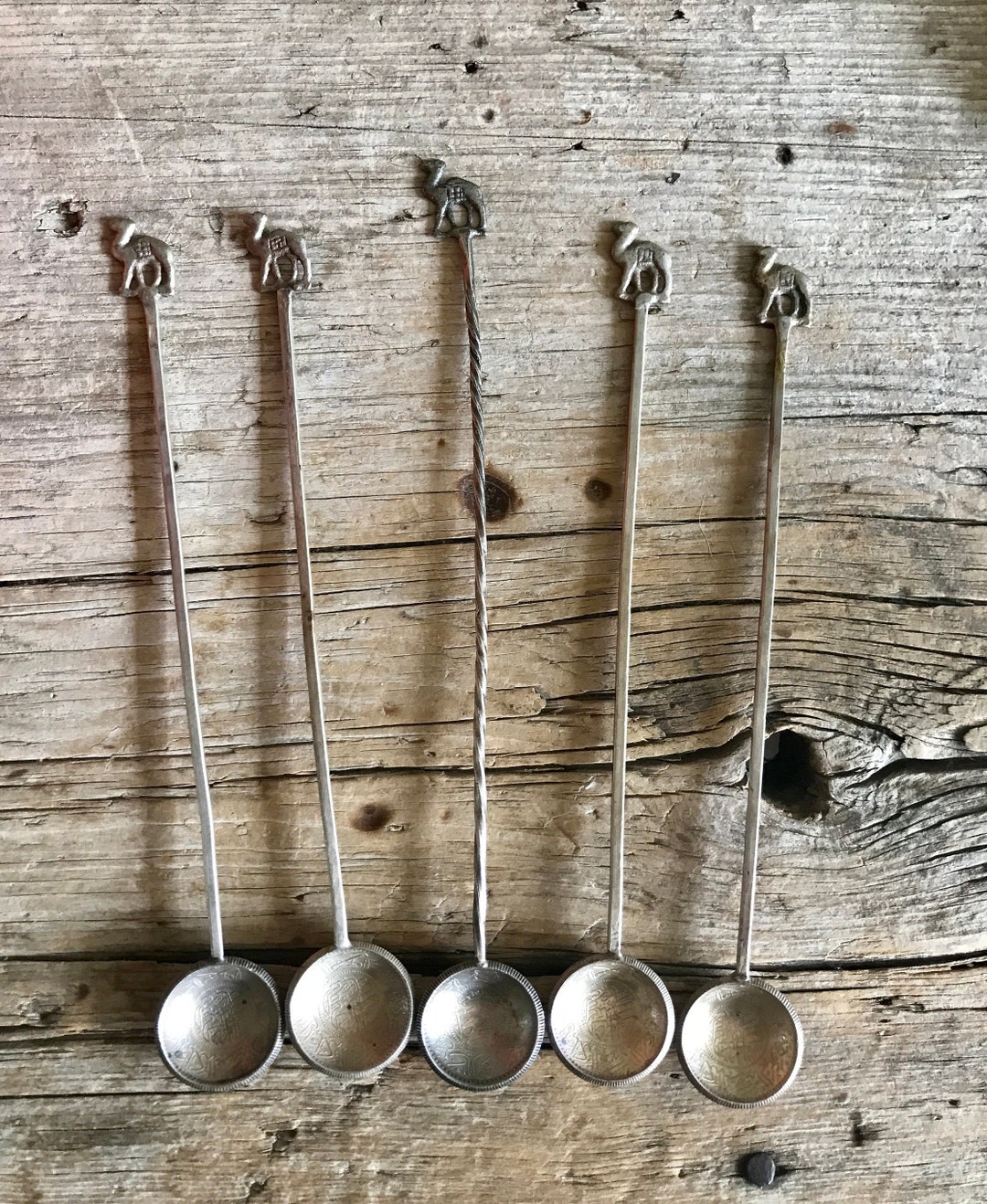 Sterling Silver / Cocktail Stirrer / Sterling Camel / Coin Bowl / Saudi ...