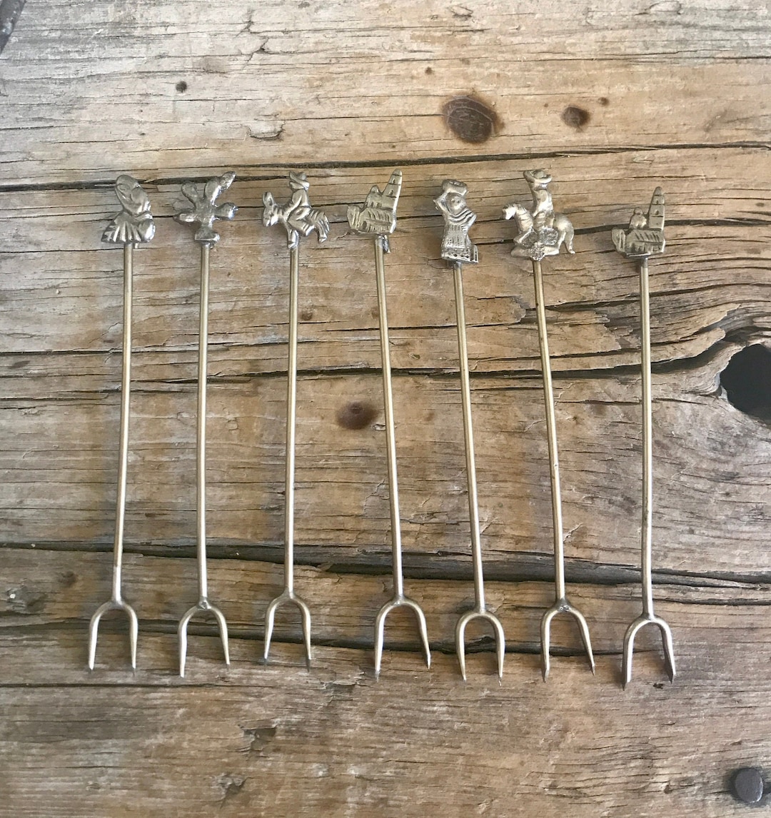 Sterling Silver / Cheese Picks / Appetizer Picks / Cocktail Forks ...