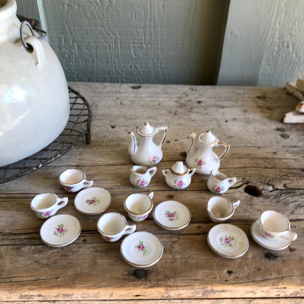 Pink Rose Tea Set - Etsy