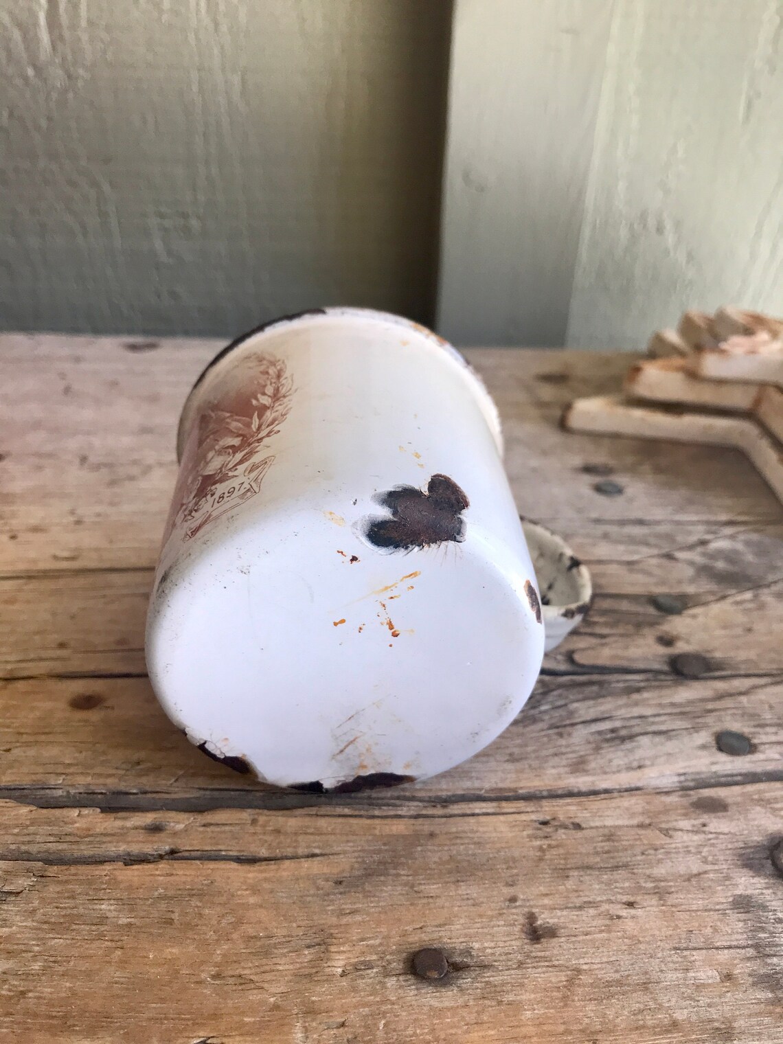 Queen Victoria / Diamond Jubilee / Enamel Mug / 1837 - 1897 ...