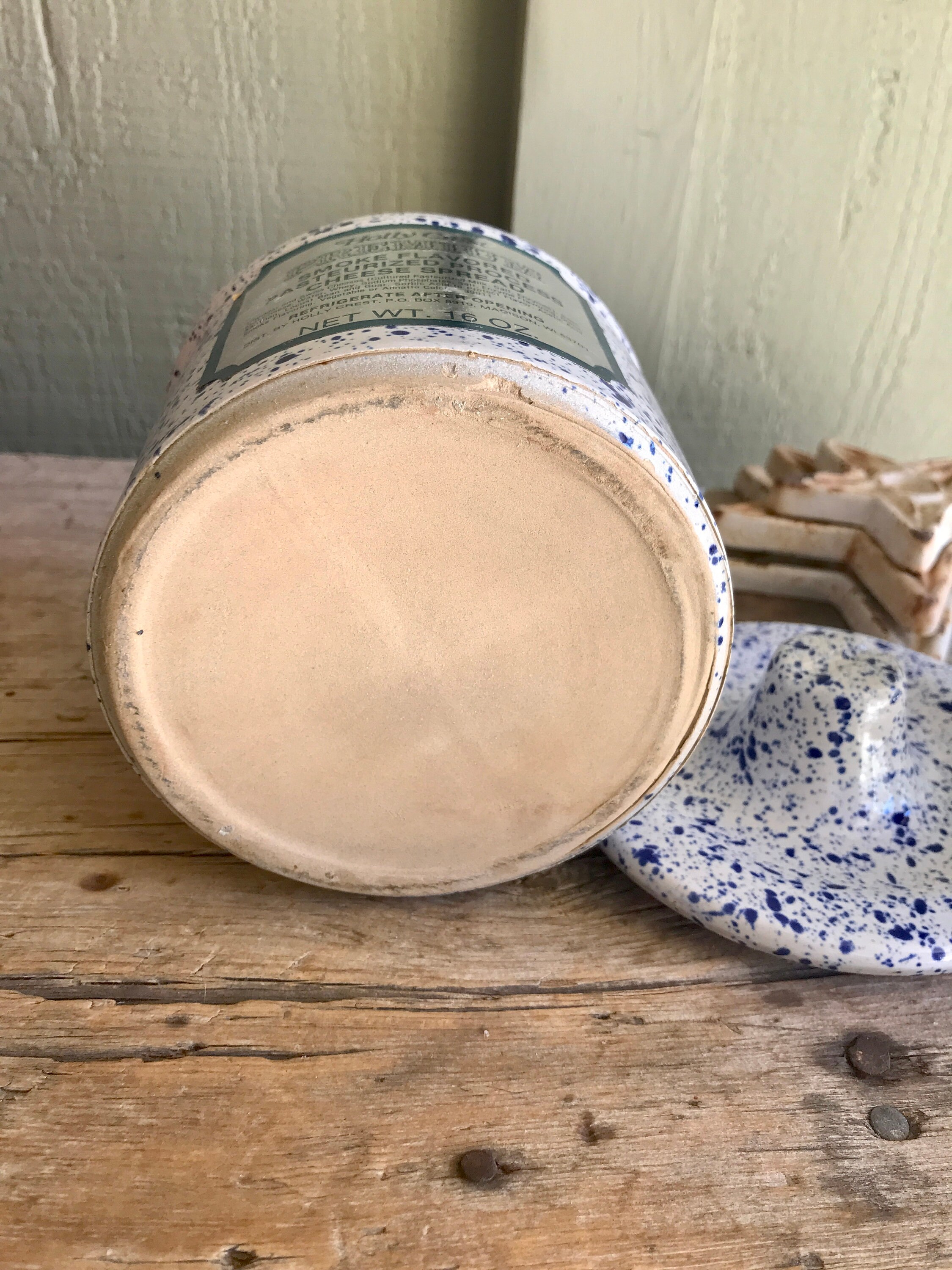Holly Crest / Premium Cheese Spread / Cheese Crock / Butter Crock ...