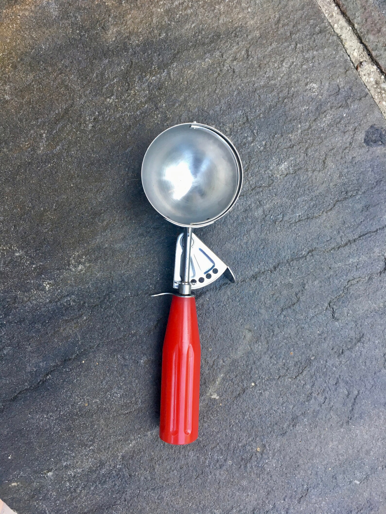 Maid of Honor / Stainless Steel / Scoop / Cherry Red Bakelite Handle ...