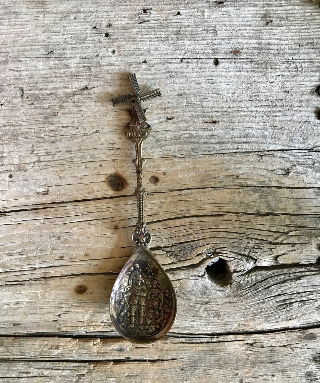 Copper Tone / Holland Spoon / Windmill / Tavern Scene / Repoussé ...