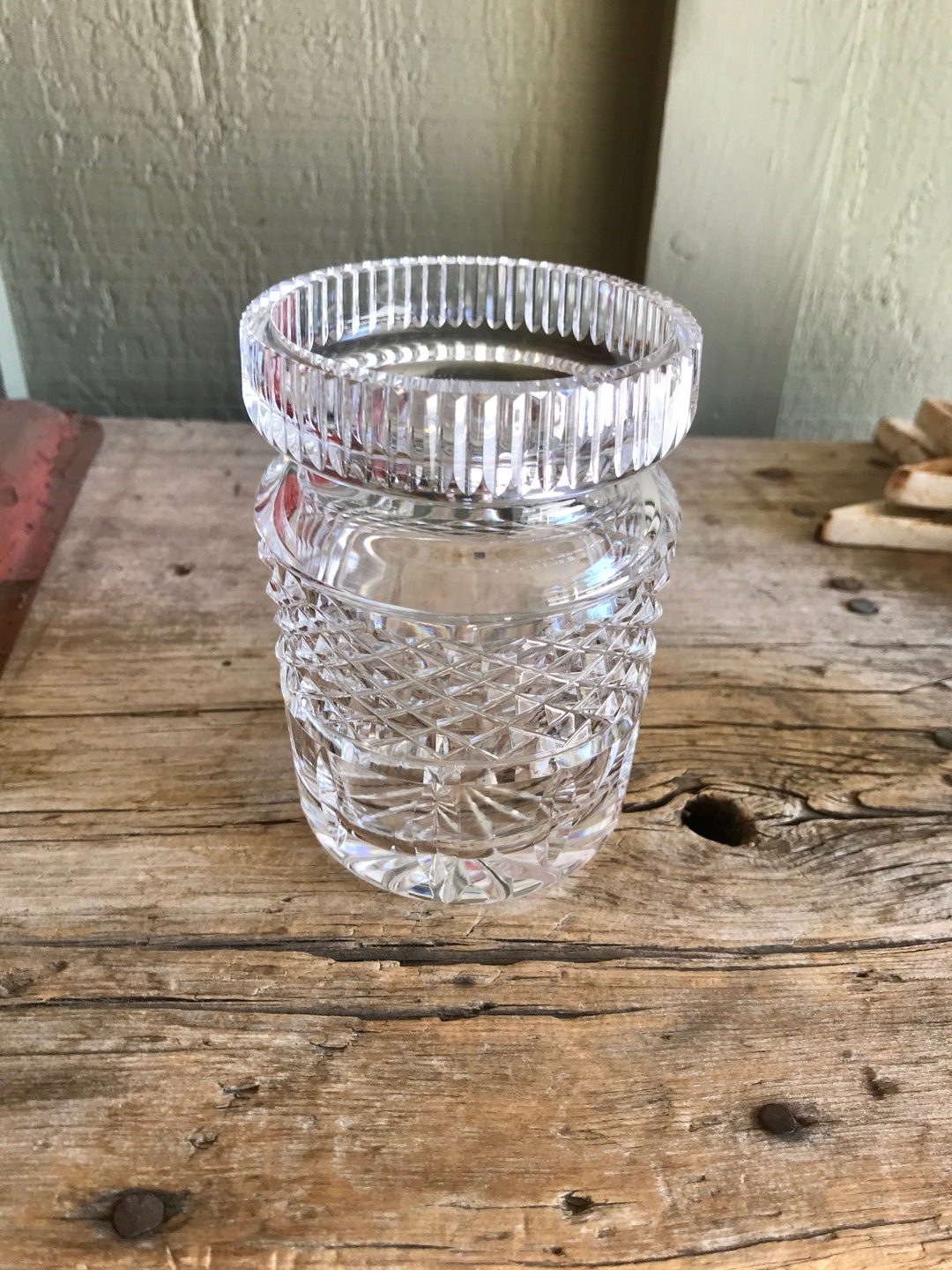 Waterford Crystal / Jam Jar / Condiment Jar / Vanity Jar / Lead Crystal ...
