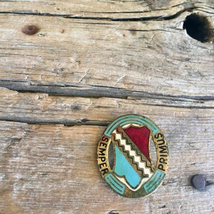 Semper Primus Pin / Distinctive Unit Insignia / US Army / 1st Infantry ...