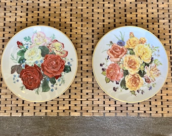 The Majesty of Roses Collector Plate From Franklin Mint, Fragrant Glory ...