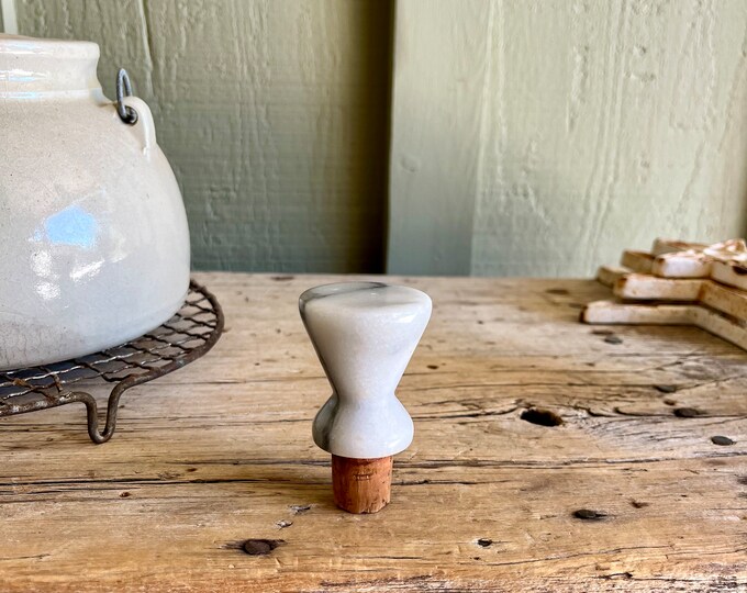 Marble Stopper / Liquor Stopper / Wine Stopper / Gray Marble / 2.50 ...
