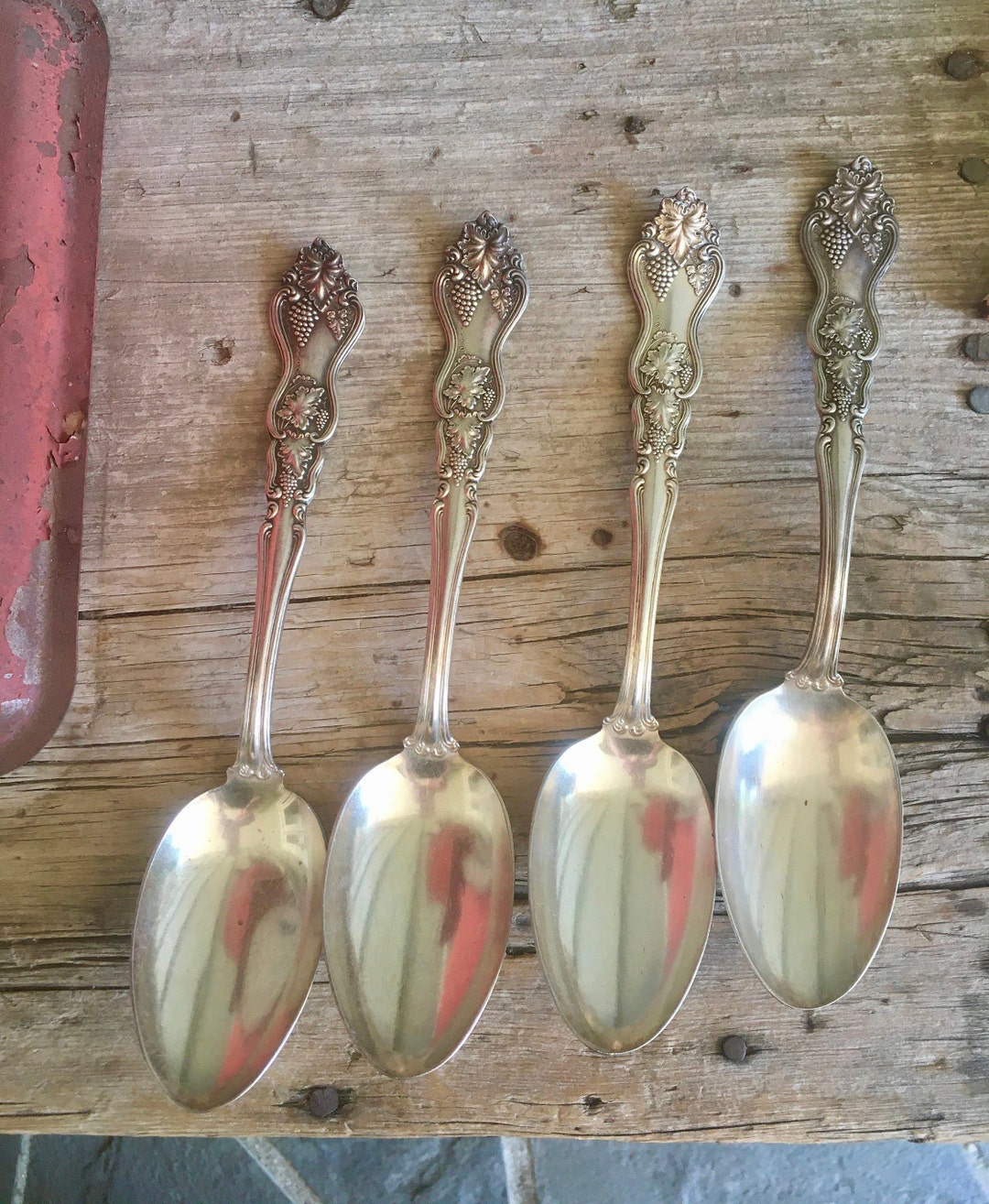 American Silver Company / Grape Pattern / Moselle / Silver-plate ...