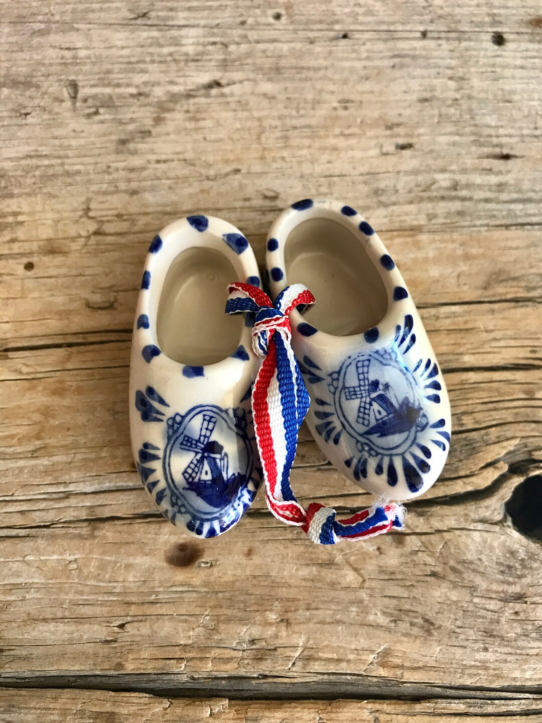 Delft Clogs / Mini Clogs / Porcelain / Blue and White / - Etsy