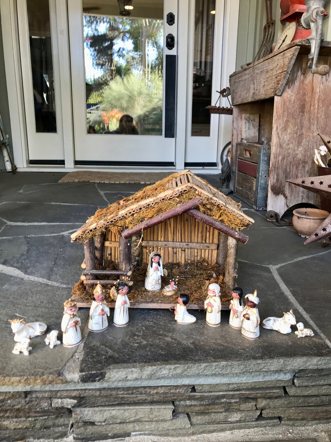 Nativity Set / Manger Scene / Infant Jesus / Mother Mary / Father ...