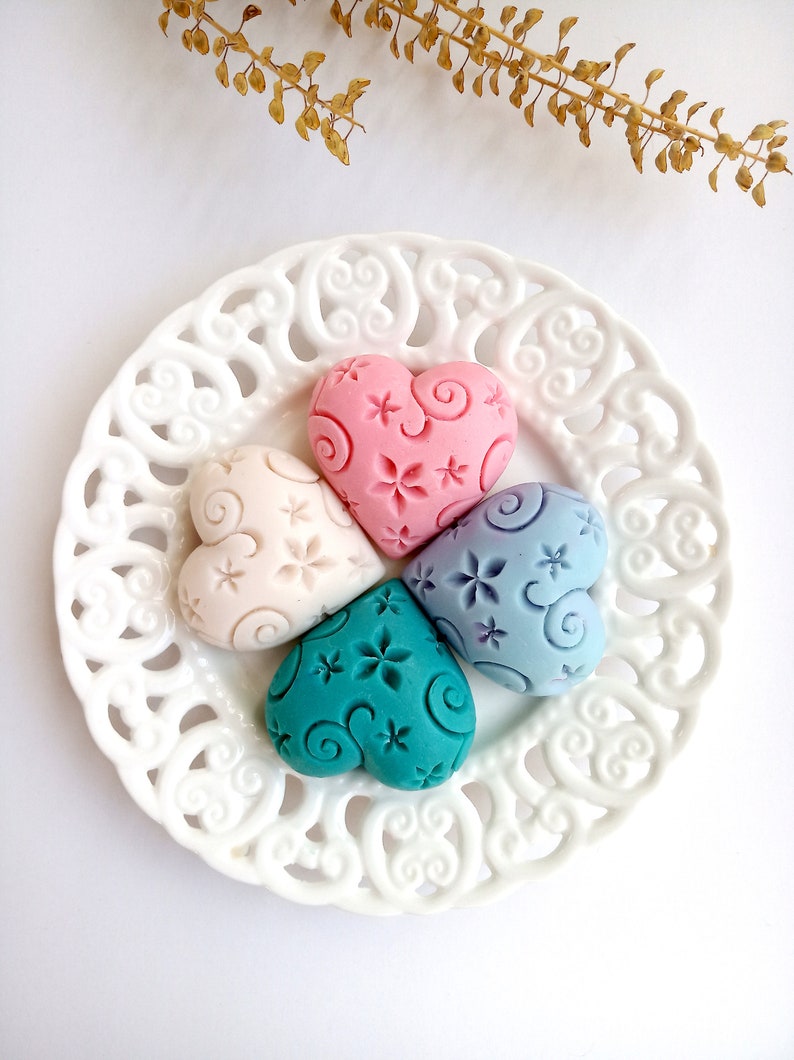 Mini Heart Soaps, Wedding Favors in Bulk, Heart Shaped Soaps, Mini Soap ...