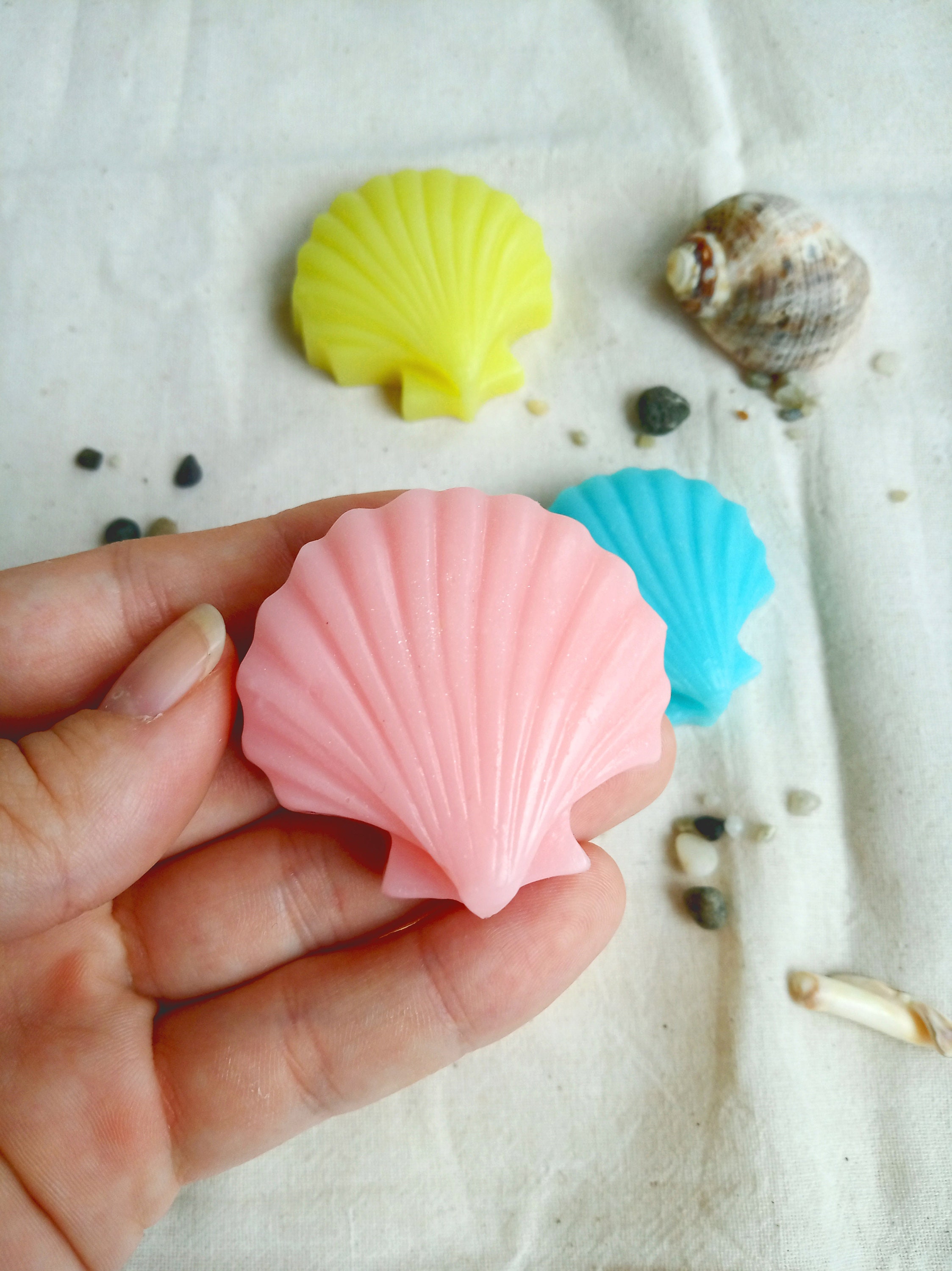 Mini Clam Soaps, Sea Shell Soaps, Clam Soaps Bulk, Nautical Wedding ...