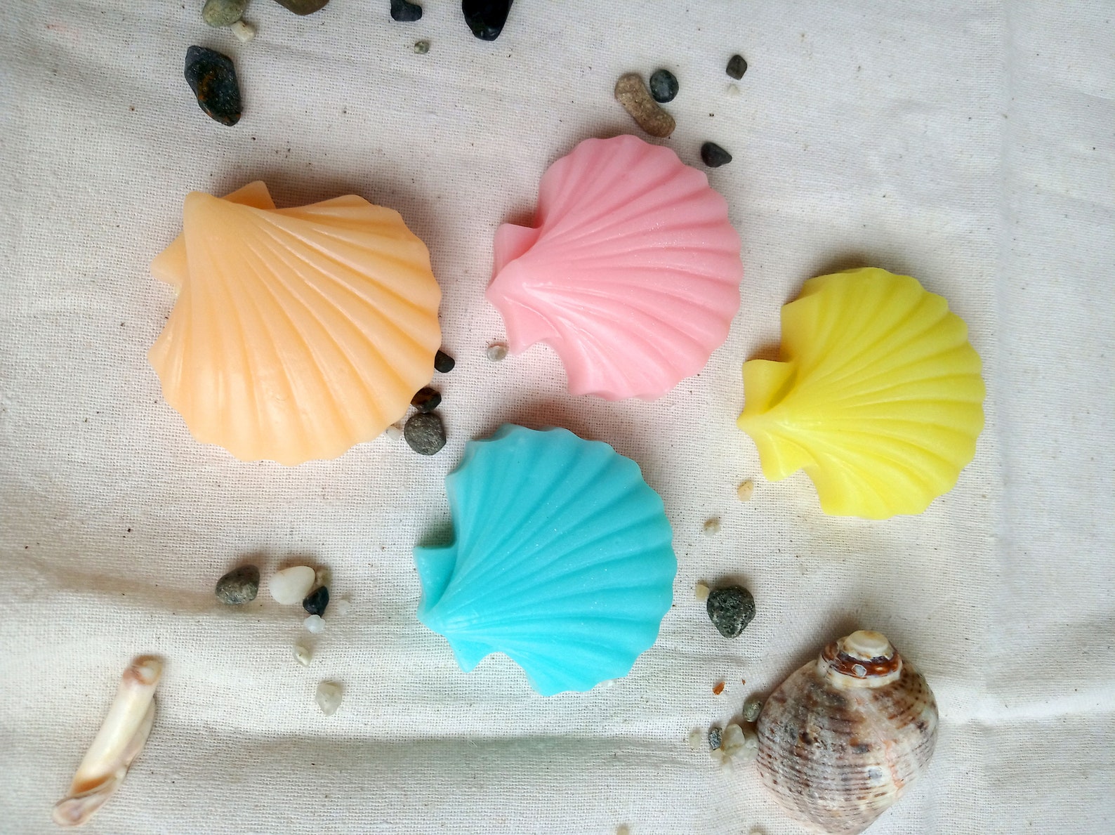 Mini Clam Soaps, Sea Shell Soaps, Clam Soaps Bulk, Nautical Wedding ...