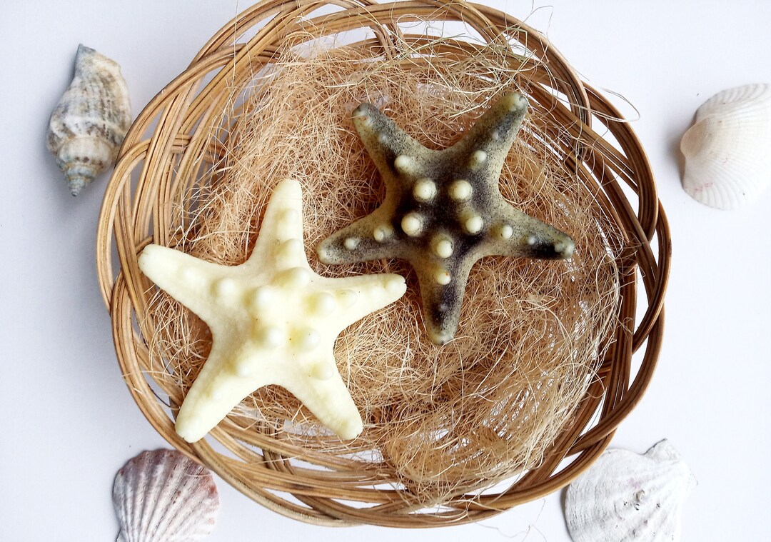 Realistic Color Mini Sea Star Shaped Soaps, Airbrushed Nautical Soap ...