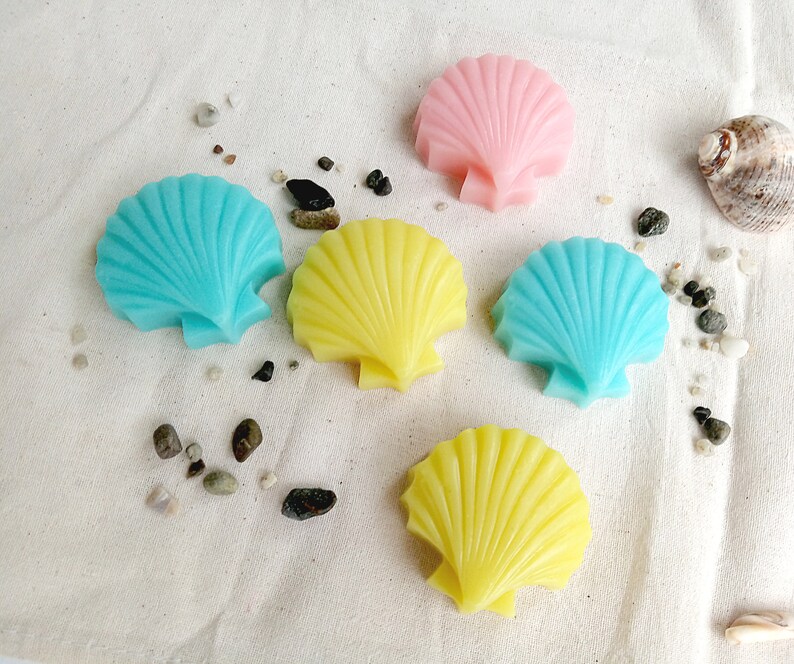 Mini Clam Soaps, Sea Shell Soaps, Clam Soaps Bulk, Nautical Wedding ...