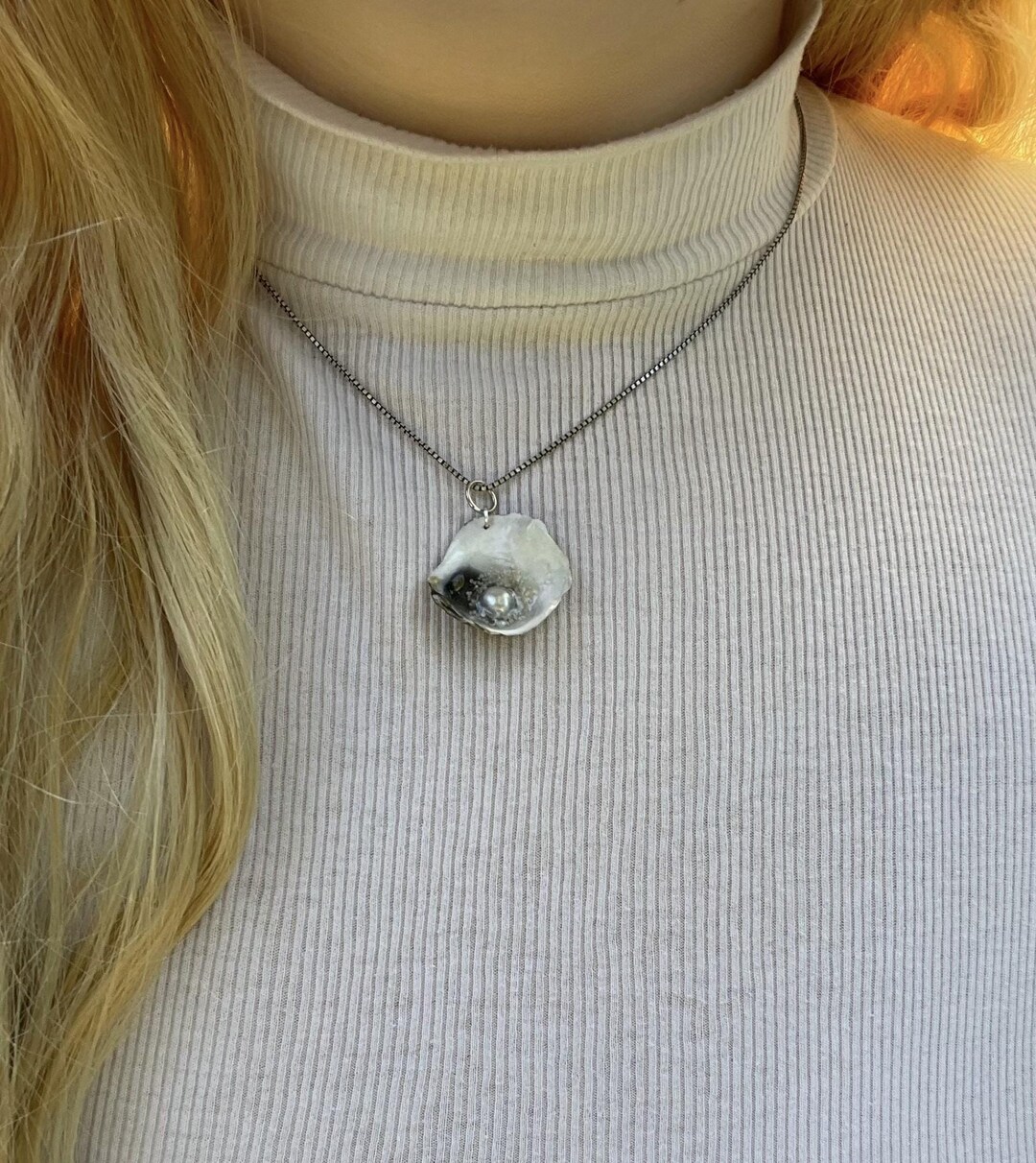 Custom Authentic Pearl Oyster Necklace Pendant - Etsy