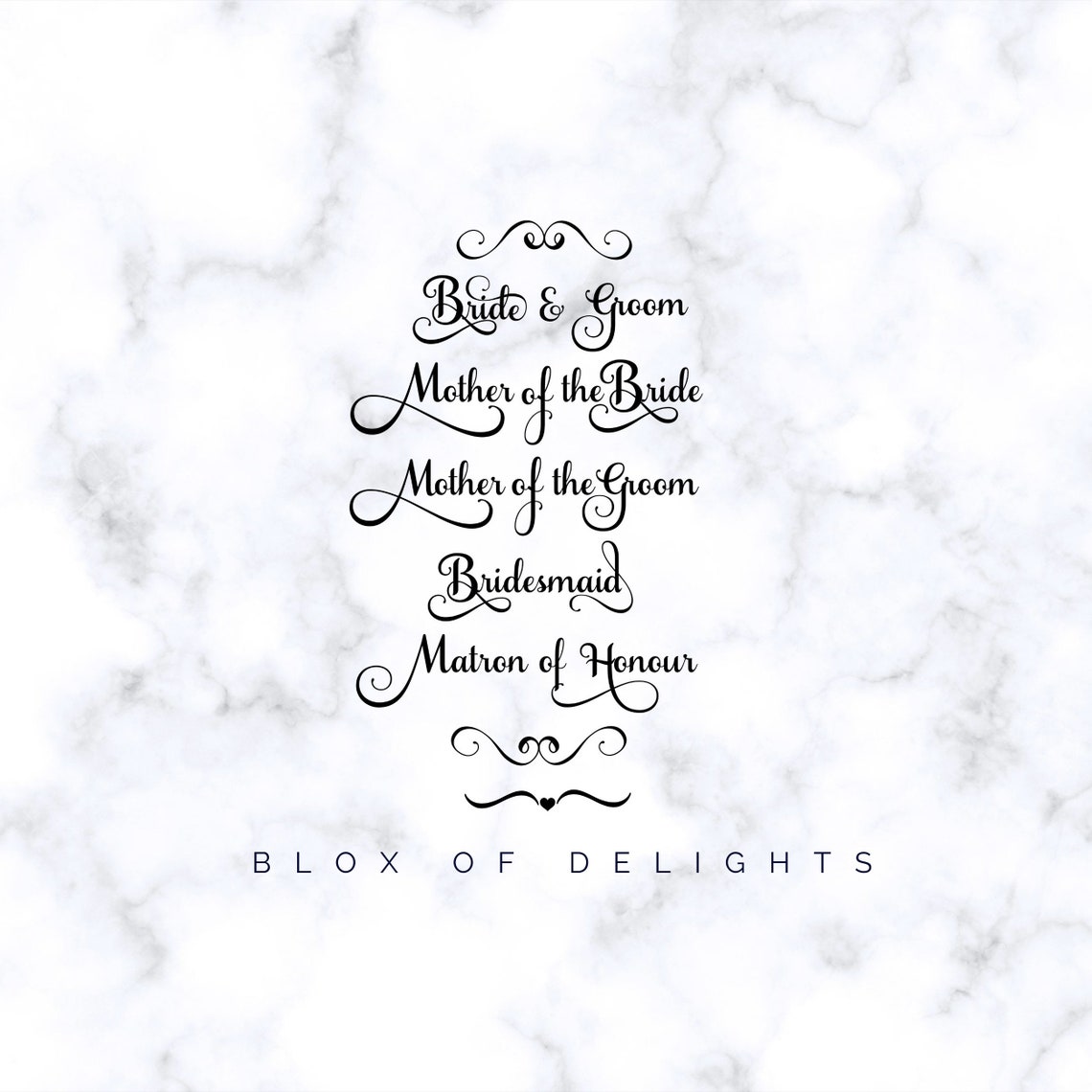 Wedding Words Svg for Digital Download - Etsy UK