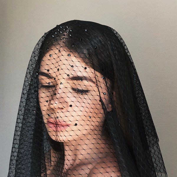 Funeral Black Veils - Etsy