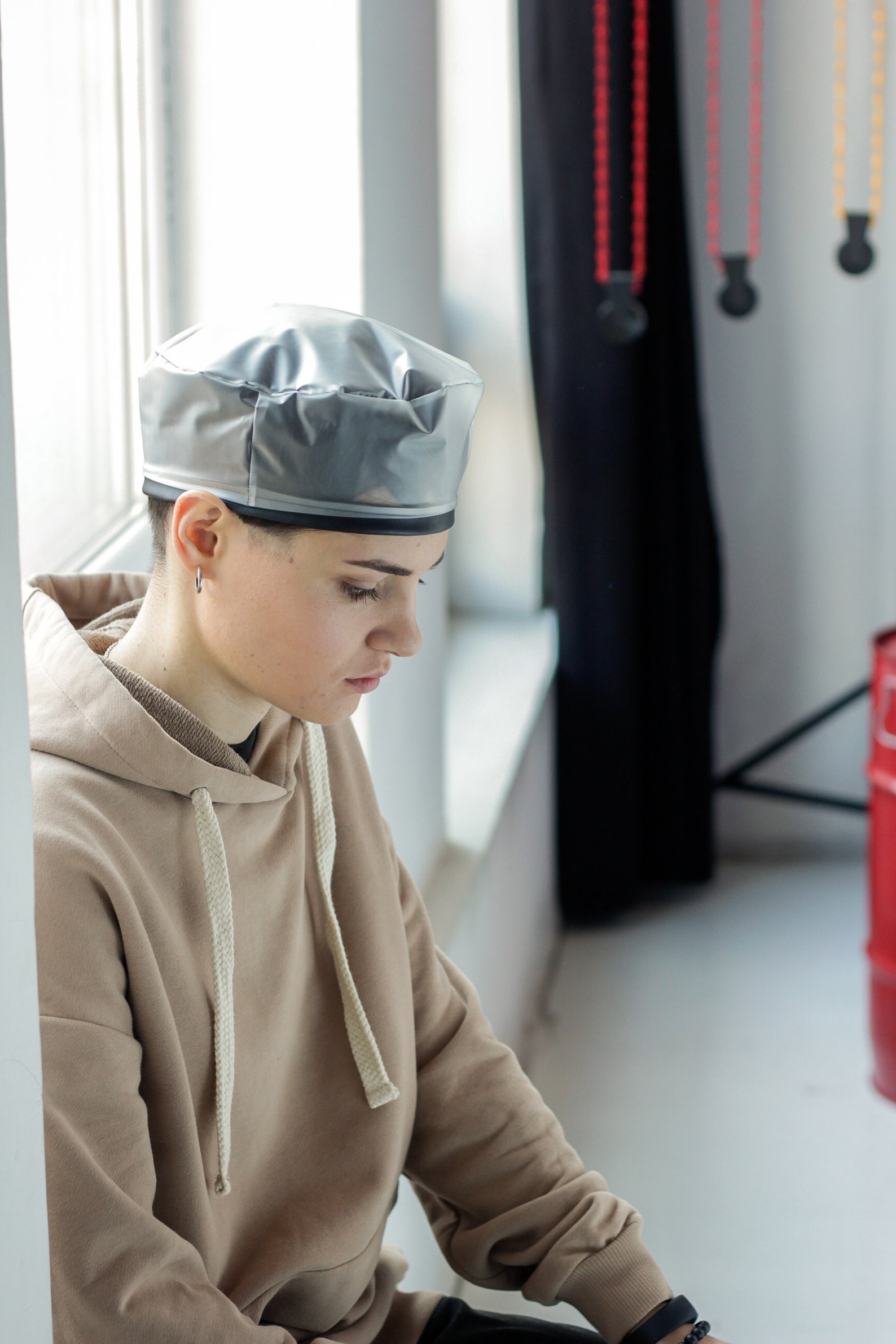 Beret Clear Hat Clear Headdress Raincoat Clear Beret - Etsy