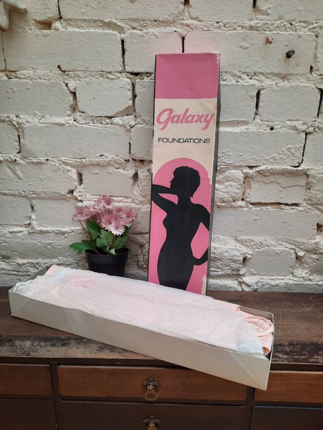 Vintage 'galaxy' Corset Box and Corset. - Etsy