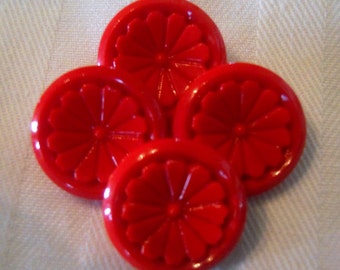 Red depression glass | Etsy