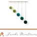 Green Gobbi Mobile, Montessori Mobile, Montessori Toy, Baby Toy, Crib ...